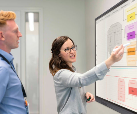 Smart Interactive whiteboard for Office, Meeting Room, Business