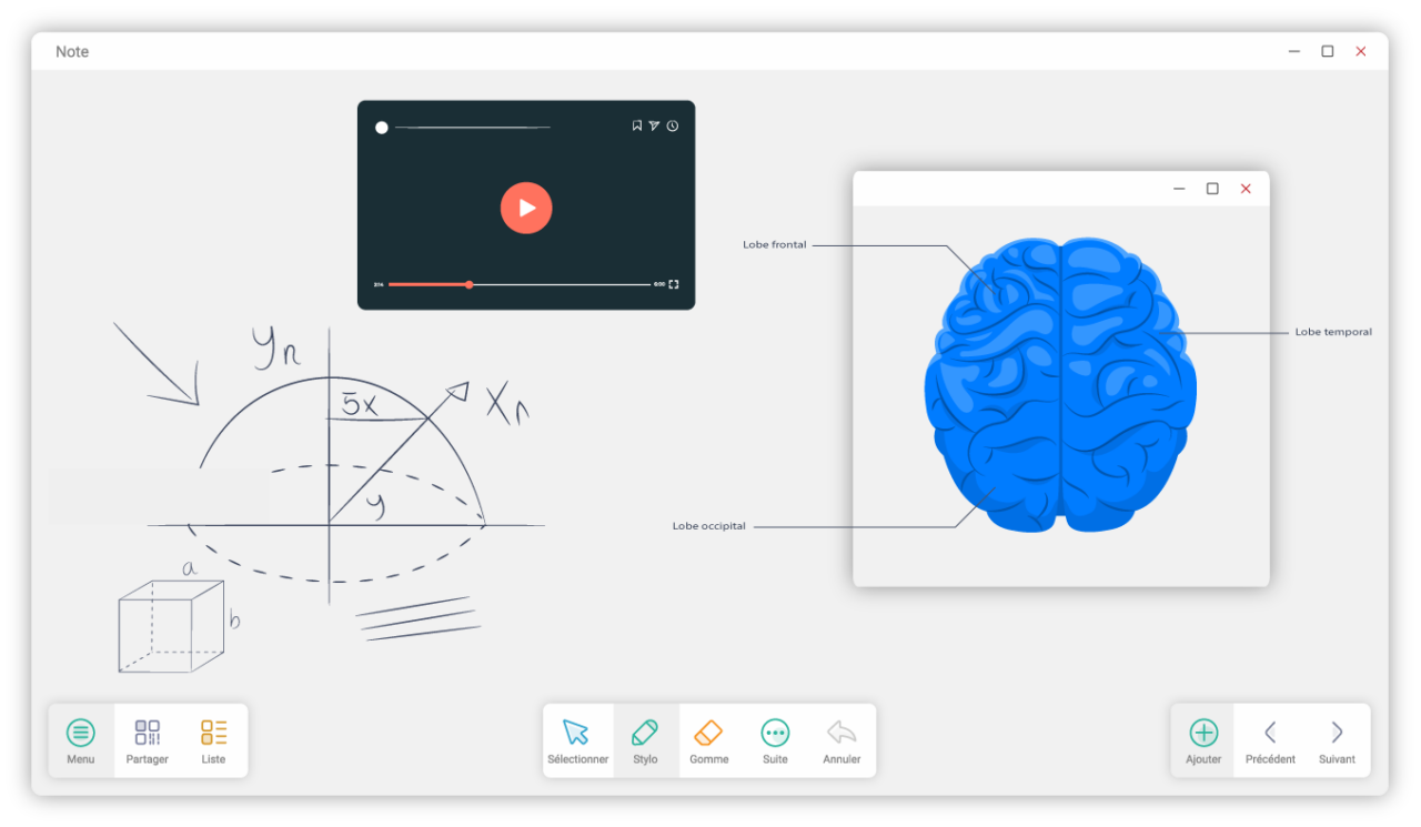 interactive Whiteboard Classroom School, education (Smart Screen)