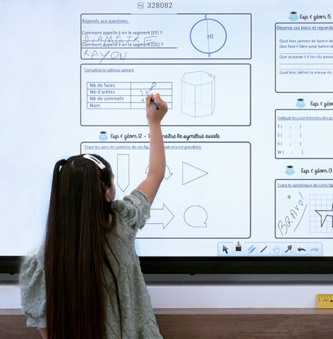interactive Whiteboard Classroom School, education (Smart Screen)