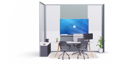 SpeechiTouch Visio interactive screen for remote meetings