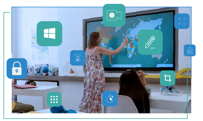 Découvrez le tableau interactif SpeechiTouch - ENI / TBI