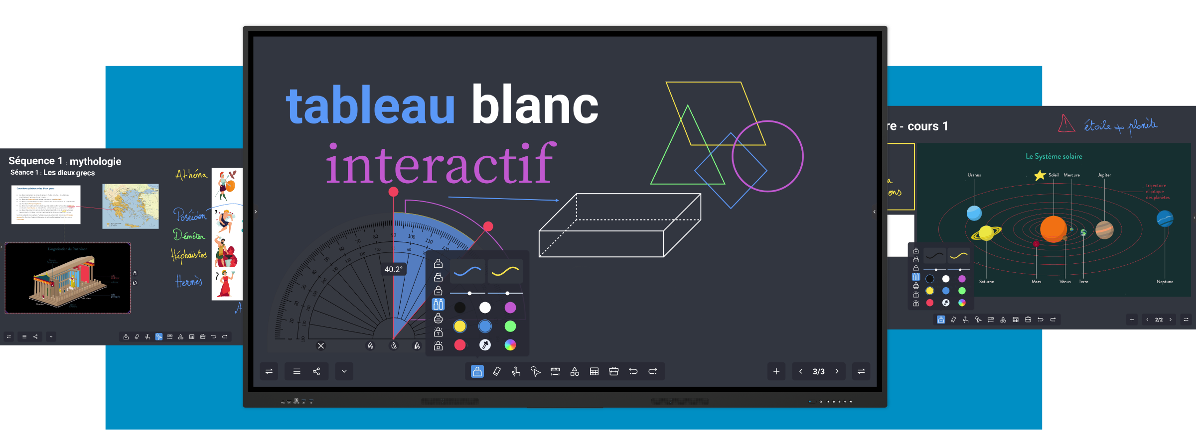 Découvrez le tableau interactif SpeechiTouch - ENI / TBI